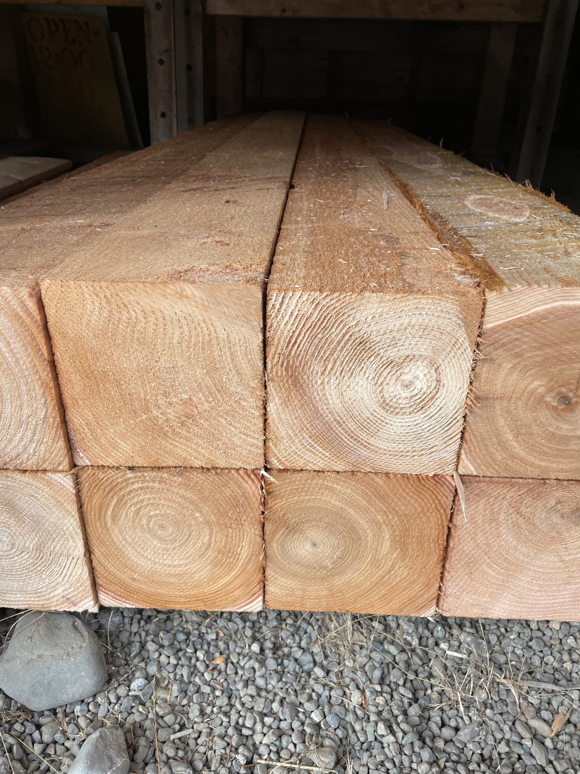 6×6 RUF Western Red Cedar Timber Square Post – Thomson Bros. Lumber Co ...